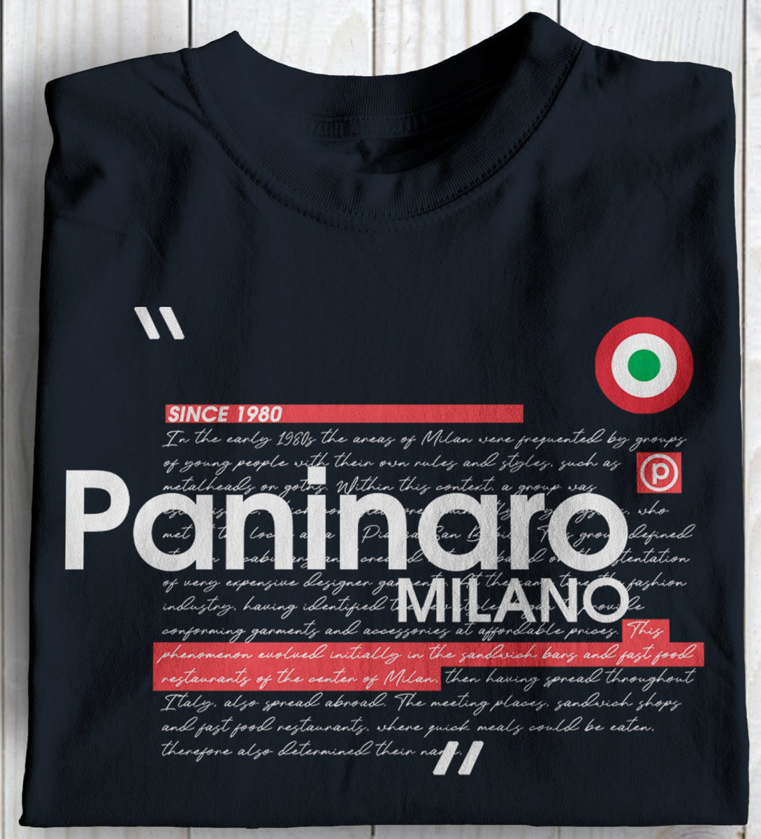 Paninaro History 80s Subculture T Shirt – THE DANDY LADS CLUB