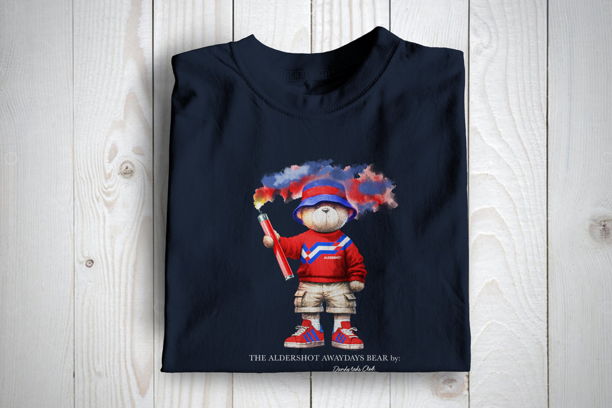 Aldershot Pyro Bear Football Casuals Awaydays T Shirt – THE DANDY LADS CLUB