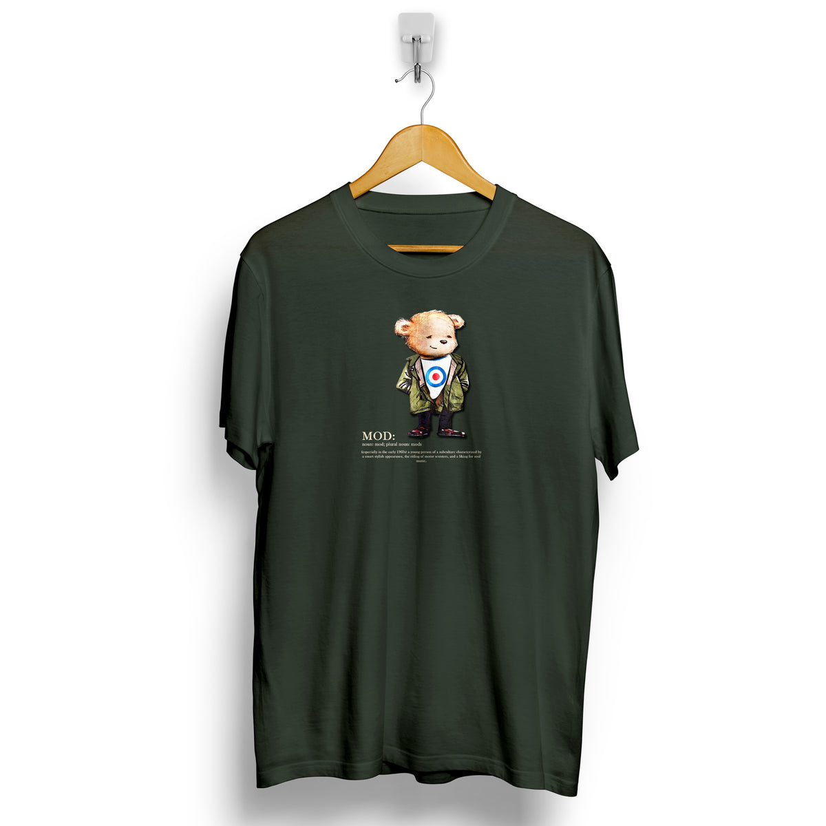 The Mod Bear British Subculture T Shirt – THE DANDY LADS CLUB