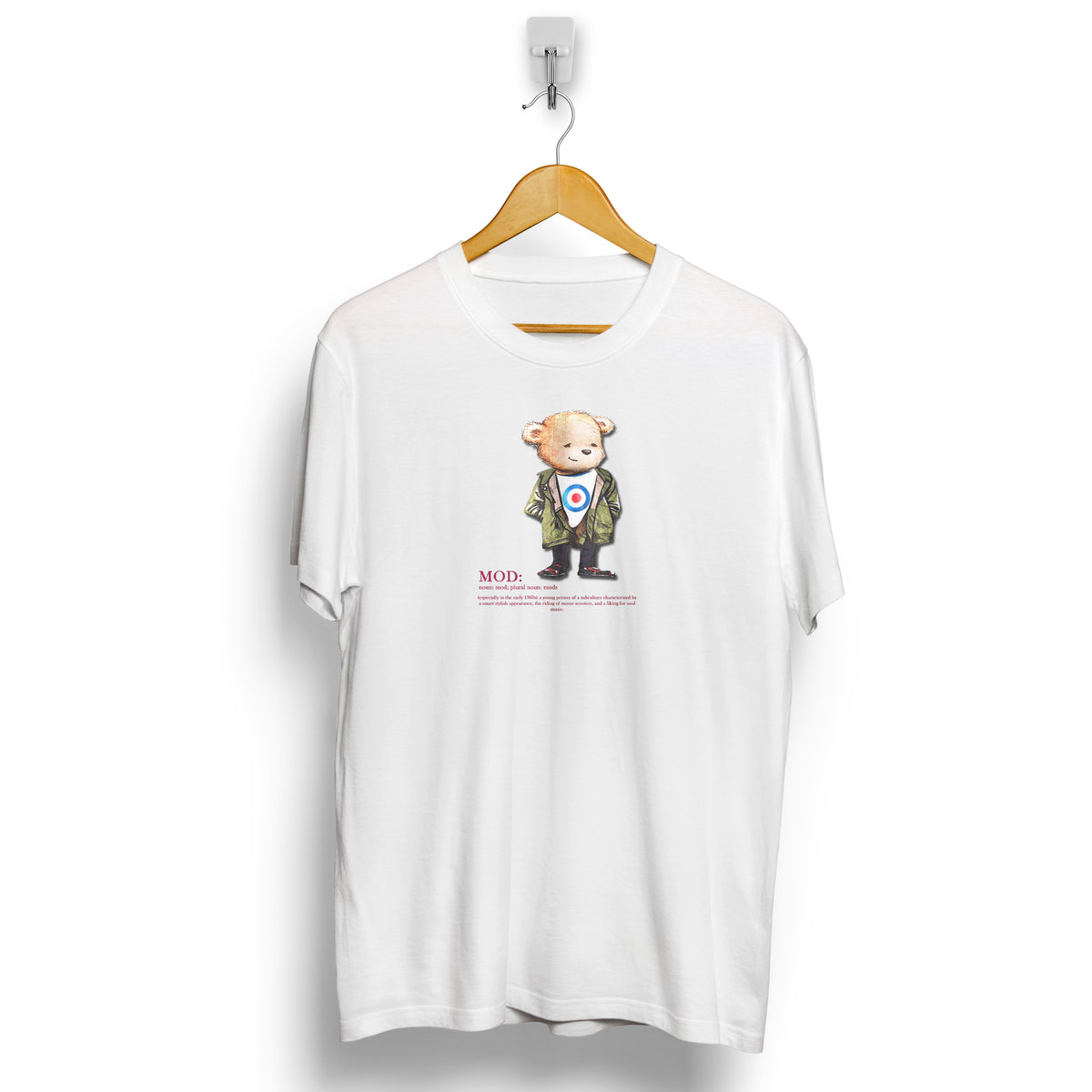 The Mod Bear British Subculture T Shirt – THE DANDY LADS CLUB