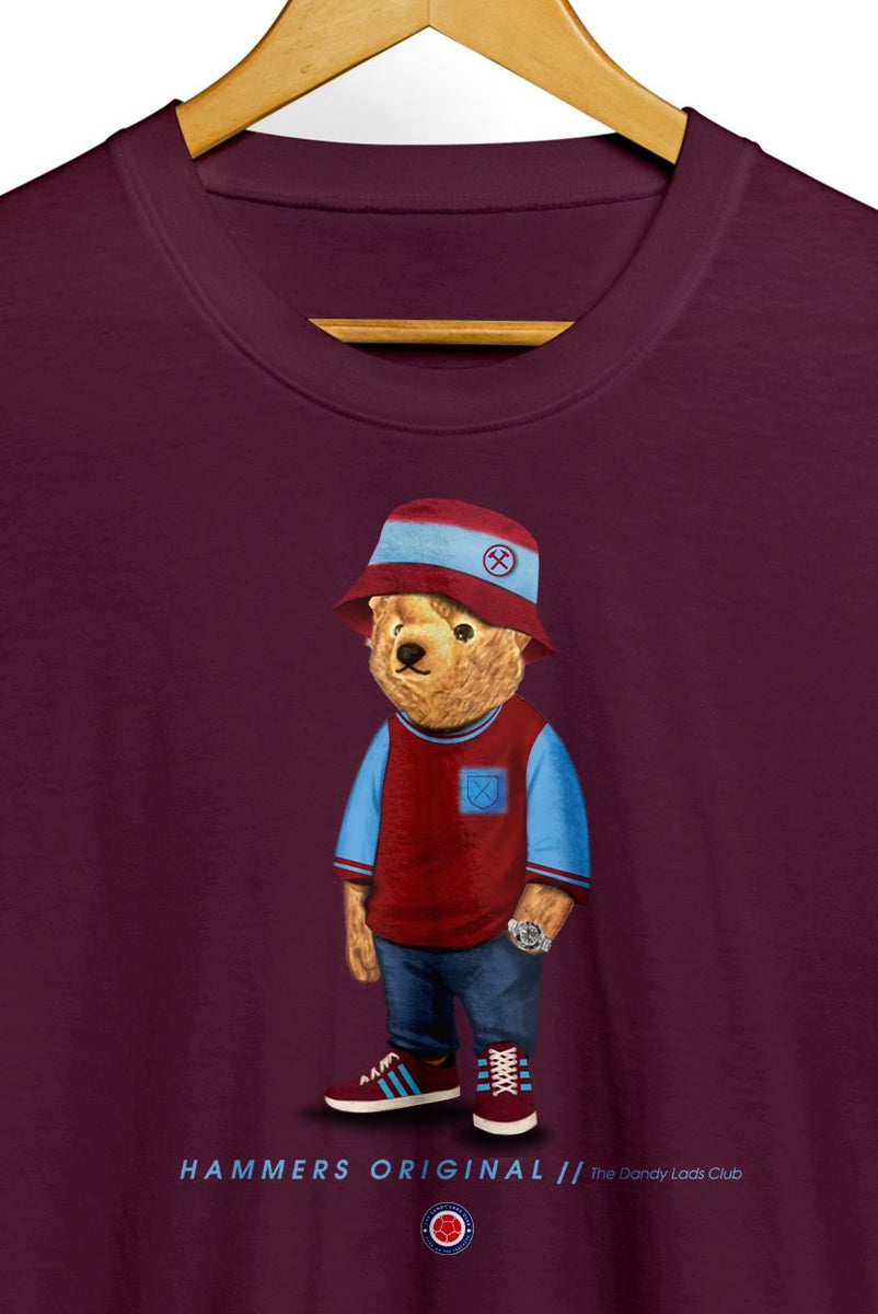 Hammers Casual Bear Awaydays T Shirt – THE DANDY LADS CLUB